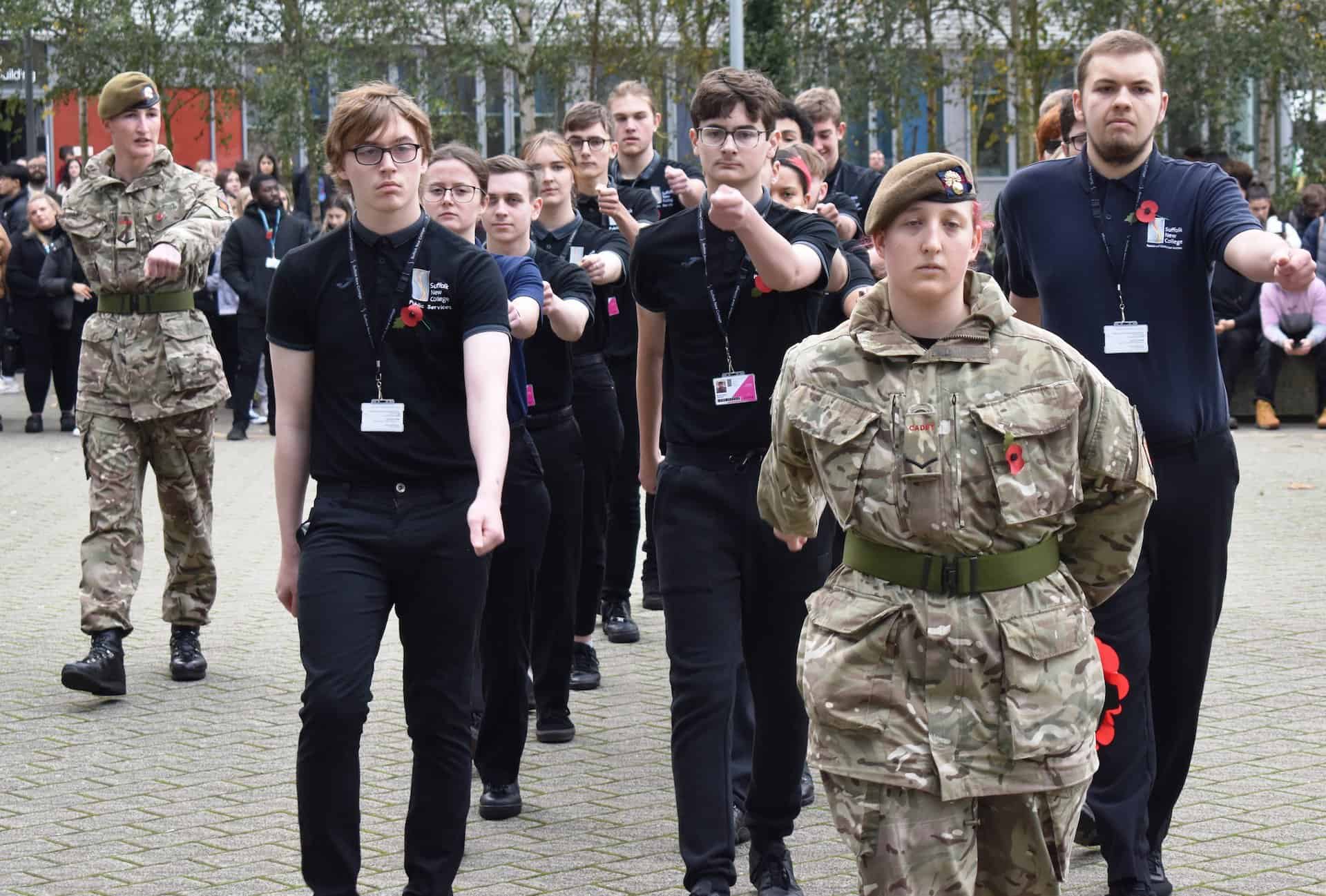 Thousands pay their respects amidst student led Remembrance Day parade ...