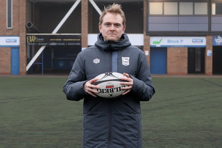 Football academy hit the bar when taking part in rugby challenge ...